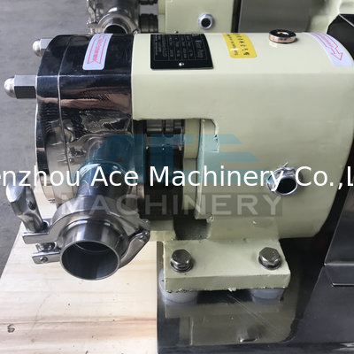 Stainless Steel Rotor Pump For Transfering High Viscous Liquid Food Pump  Sanitary Lobe Pump supplier
