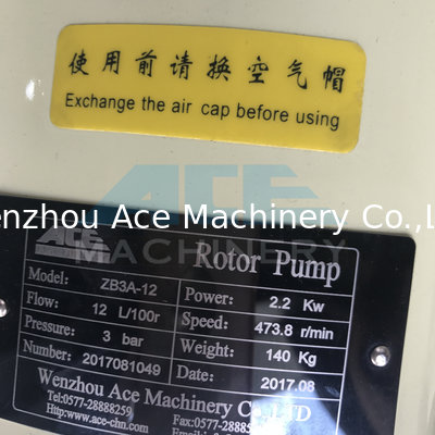 Stainless Steel Rotor Pump For Transfering High Viscous Liquid Food Pump  Sanitary Lobe Pump supplier