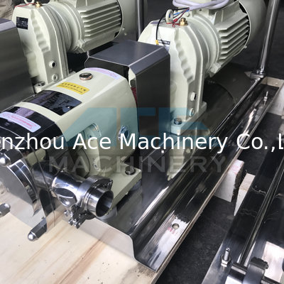 Stainless Steel Rotor Pump For Transfering High Viscous Liquid Food Pump  Sanitary Lobe Pump supplier