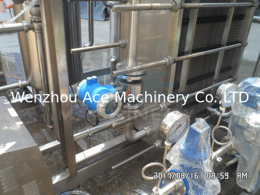 Factory Prices Plate Heat Exchanger Milk Pasteurizer Machine Continuous Plate Milk Pasteurization Machine For Sale supplier