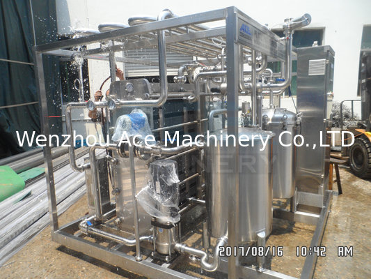 Type 1000L Fruit Juice Continuous Plate Pasteurizer Sterilization Machine Plate UHT Sterilizer supplier