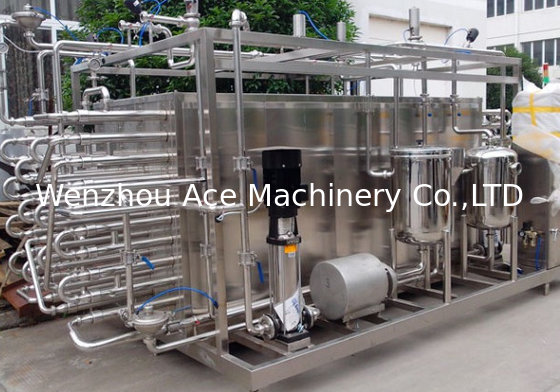 Ultra High Temperature Plate Juice & Milk Sterilizer UHT Pipe Sterilizer For Fruit Juice supplier