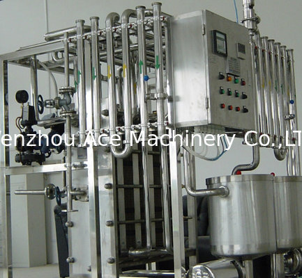 Ultra High Temperature Plate Juice & Milk Sterilizer UHT Pipe Sterilizer For Fruit Juice supplier