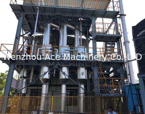 Fruit Juice Concentrator Double-Effect Falling Film Thermal Evaporator supplier