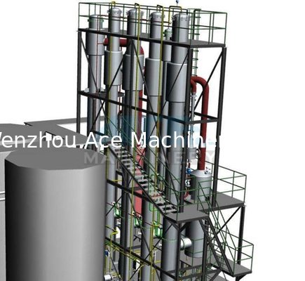 Liquor Evaporation Multiple Effect Thin Film Thermal Evaporator System supplier
