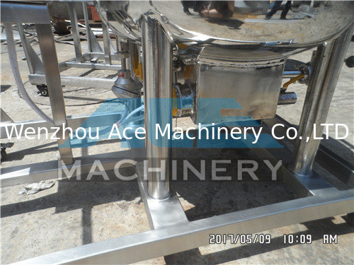 Industrial Stainless Steel Mixing Tanks/Mobile Mixing Tanks The Queen Of Quality 1000L SS Movable Tank supplier