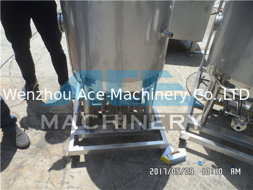 Industrial Stainless Steel Mixing Tanks/Mobile Mixing Tanks The Queen Of Quality 1000L SS Movable Tank supplier