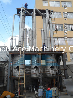 Herbal Extraction High-Efficiency Triple-Effect Falling Film Thermal Evaporator supplier