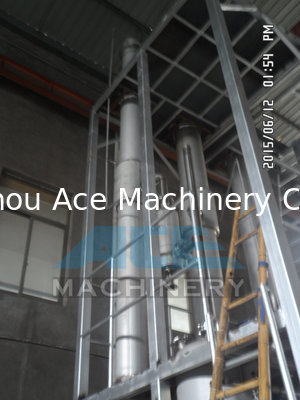 Pilot-Scale Double-Effect High Vacuum Falling Film Evaporator System supplier