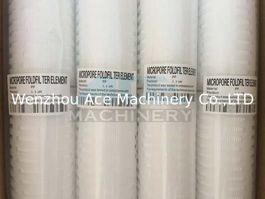 Certified Factory Water Filter Wholesale Industry Pp Pleated Sediment Filter supplier