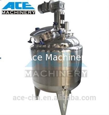 Stainless Steel Sanitary Steam Heating Mixing Tank Round Emulsion Mixing Tank, With 10 Years Experience supplier