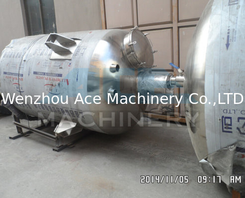 Jacket Mixing Tank With Top Agitator/High Quality Sanitary Tank Series Three-Layer Storage Tank supplier