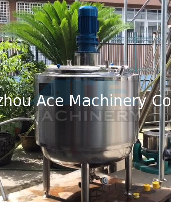 1000L Stainless Steel Vacuum Mixer Tank With Pump And Filter Chemical Reactor Agitator With Filter supplier