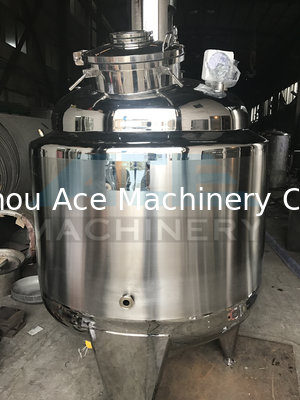 100-10000L Stainless Steel Steam Heating Chemical Reactor With Pump SS304 Two Motions Reactor Vessels With Platform supplier