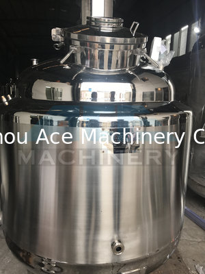 100-10000L Stainless Steel Steam Heating Chemical Reactor With Pump SS304 Two Motions Reactor Vessels With Platform supplier