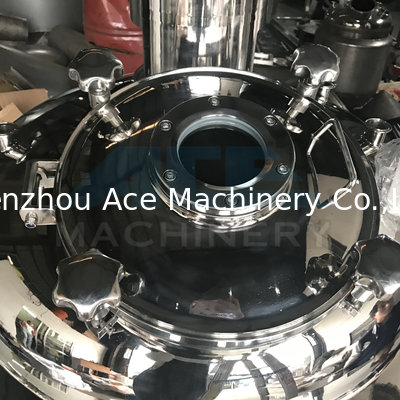 100-10000L Stainless Steel Steam Heating Chemical Reactor With Pump SS304 Two Motions Reactor Vessels With Platform supplier