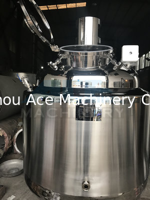 100-10000L Stainless Steel Steam Heating Chemical Reactor With Pump SS304 Two Motions Reactor Vessels With Platform supplier