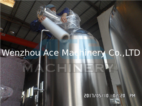 Sanitary Stainless Steel Liquid Mixing Tank 4000litres Sanitary Cold and Hot Mixing Tank supplier
