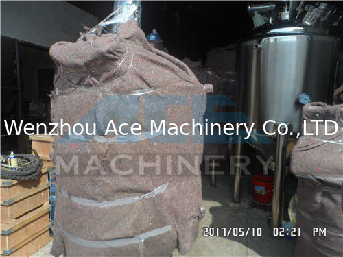 Sanitary Stainless Steel Liquid Mixing Tank 4000litres Sanitary Cold and Hot Mixing Tank supplier