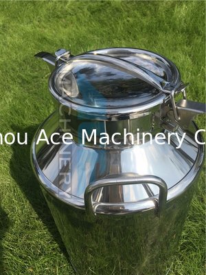 50L Milk Can Bucket Cow Goat Dairy Stainless Steel Milker Pail Can Decorative Mini Galvanized Milk Can supplier