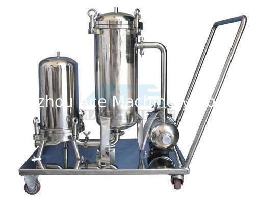 Ss304/Ss316 Cartridge Filter Housing And Bag Filter Housing Bag Filter With Reusable Bags Housing supplier