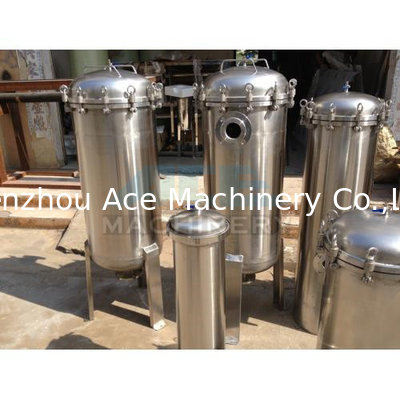 5um Stainelss Steel Bag Filter With Less Pressure Loss Flange Quick Opening Big Industrial Water Filter supplier