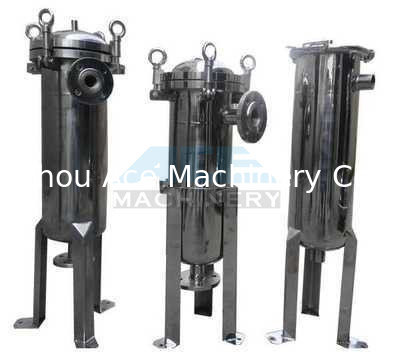 Matt Or Mirror Polishing Surface Bag Filter For Fruit Juice Manufacturer Carbon Steel Painted Bag Water Filter Housing supplier