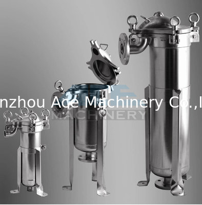 Matt Or Mirror Polishing Surface Bag Filter For Fruit Juice Manufacturer Carbon Steel Painted Bag Water Filter Housing supplier