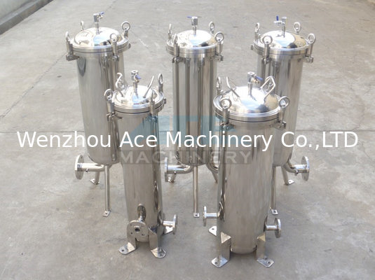 Sugar Water Filter / Syrup Filter / Resin Filter Ss304 Single Bag Filter For Waste Vegetable Oil Factory supplier