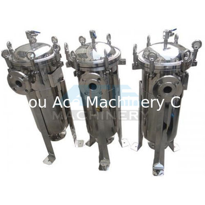 Sugar Water Filter / Syrup Filter / Resin Filter Ss304 Single Bag Filter For Waste Vegetable Oil Factory supplier