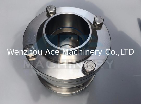 Stainless Steel Sanitary Welded Check Valve Union Type Food Grade Check Valve Grade Clamped Check Valve supplier