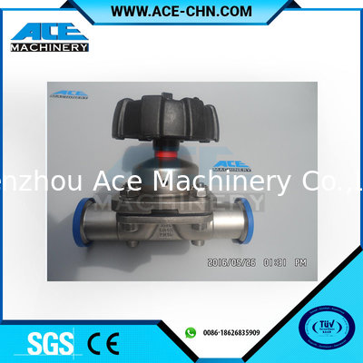 High quality stainless steel sanitary pneumatic diaphragm valve  316L DN25 Tank Bottom Diaphragm Membrane Valve supplier