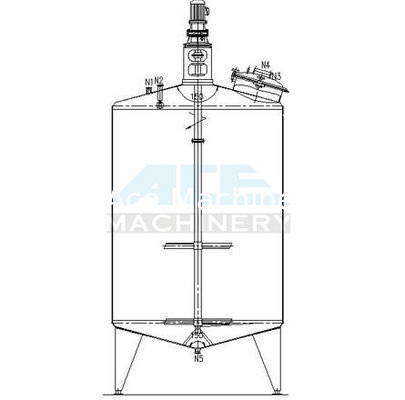 Pharmaceutical High Speed Vacuum Homogenizing Mixing Machine Vacuum Detergent Mixing Vessel supplier