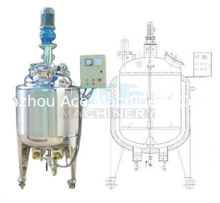 Pharmaceutical High Speed Vacuum Homogenizing Mixing Machine Vacuum Detergent Mixing Vessel supplier