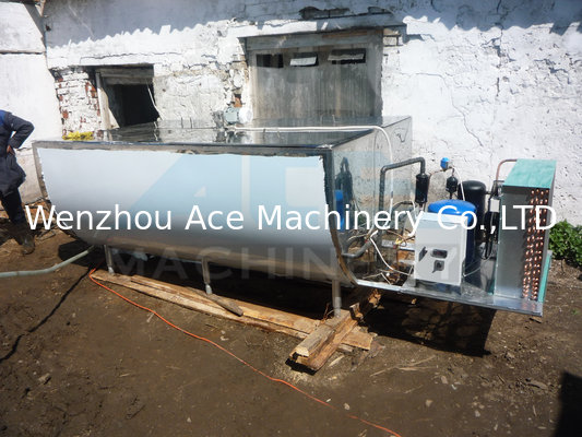 2000L Milk Cooling Tanks Stainless Steel Milk Cooler Tank 1000 Liter Water Tank Price supplier