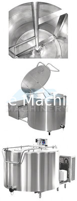 Professional Small Scale Milk Processing Machine Equipment For Sale Stainless Steel Milk Cooling Tank/Milk Cooling Tank supplier