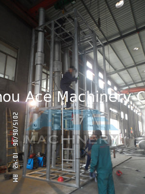 Chilli Extraction Concentration Single Effect Falling Film Thermal Evaporator supplier