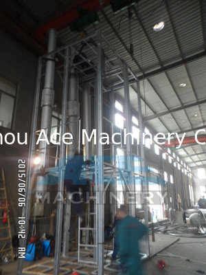 Chilli Extraction Concentration Single Effect Falling Film Thermal Evaporator supplier