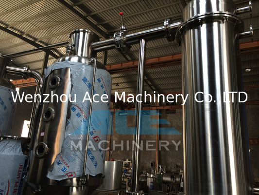 Onion Juice Concentrator Single Effect Falling Film Vacuum Thermal Evaporator supplier