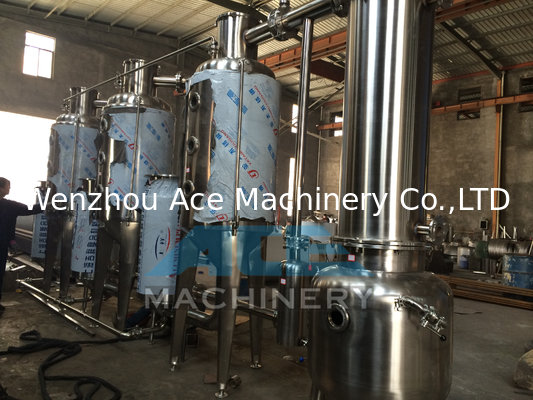Onion Juice Concentrator Single Effect Falling Film Vacuum Thermal Evaporator supplier