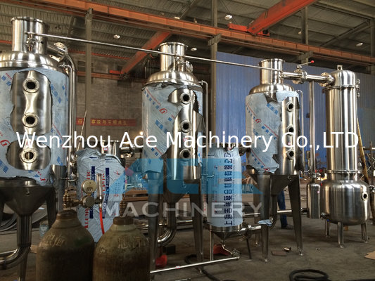 Onion Juice Concentrator Single Effect Falling Film Vacuum Thermal Evaporator supplier