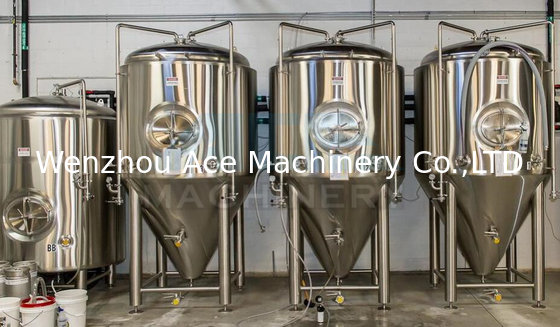 Cooling Conical Fermenter, Home Brewing, Beer Fermentation Tank 50L--10000L Conical Stainless Steel Fermentation Tank supplier