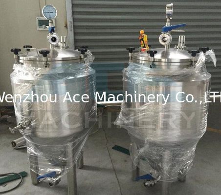 Cooling Conical Fermenter, Home Brewing, Beer Fermentation Tank 50L--10000L Conical Stainless Steel Fermentation Tank supplier