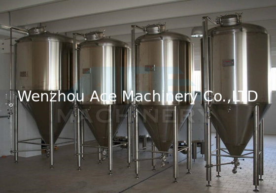 Cooling Conical Fermenter, Home Brewing, Beer Fermentation Tank 50L--10000L Conical Stainless Steel Fermentation Tank supplier