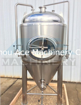 Cooling Conical Fermenter, Home Brewing, Beer Fermentation Tank 50L--10000L Conical Stainless Steel Fermentation Tank supplier