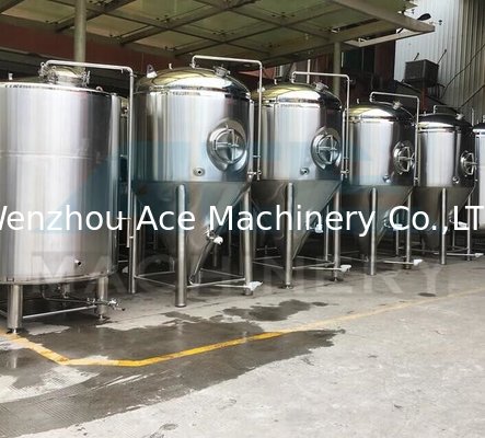 100L-5000L Stainless Steel Beer Conical Fermenter Fermentation Tanks 1000L Stainless Steel Beer Fermentation Tank supplier