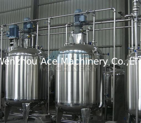 Hydraulic Lifiting Vacuum Emulsifying Making Machine China Gelatin Mixing Tank For Sale supplier