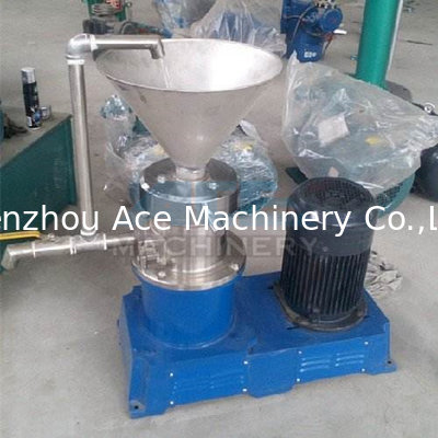 Mini Type Cocoa Butter Colloid Mill For Sale Peanut Jam Paste Production Grinding Equipment supplier