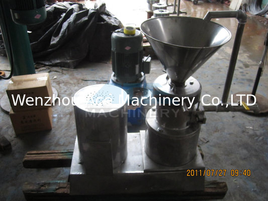 Sanitary food grinding machine stainless steel colloid mill peanut butter sesame paste colloid mill supplier