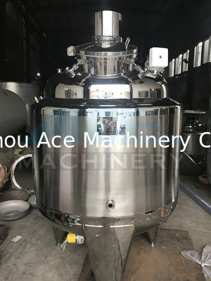 Stainless Steel Emulsifying Mixer Tank with Mixing Homogenizer Stainless Stainless Milk Mixing Tank supplier